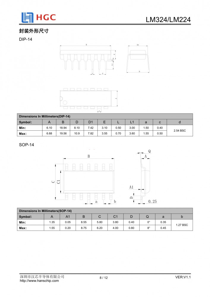 LM324CDRG datasheet page 8