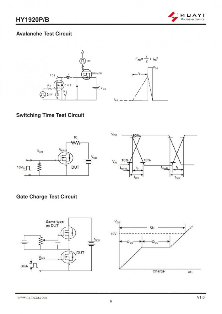 HY1920P datasheet page 6