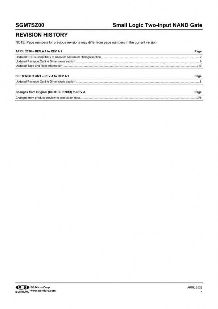 SGM7SZ00 datasheet page 7