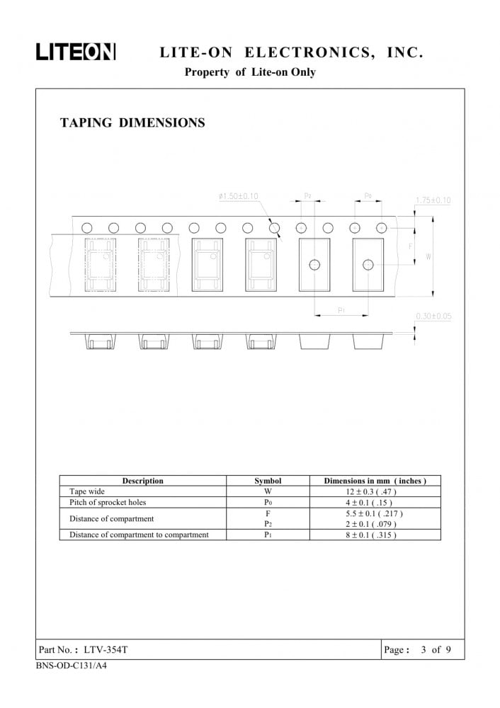 LTV-354T-A datasheet page 3