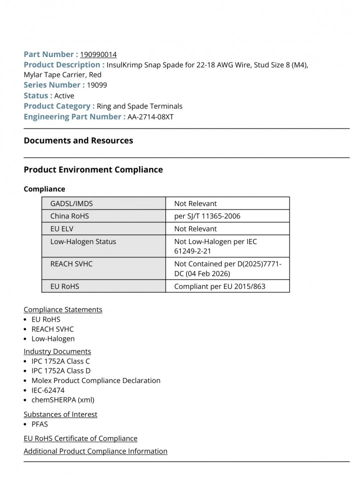 Product document image, page 1