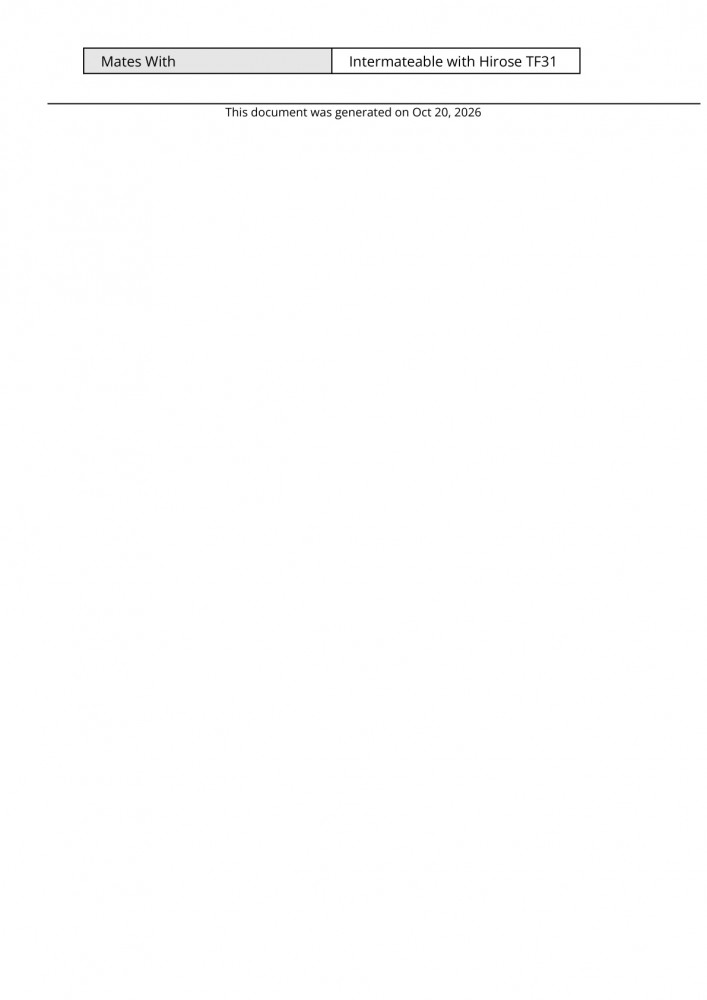 Technical document page 3 for MOLEX 173311222