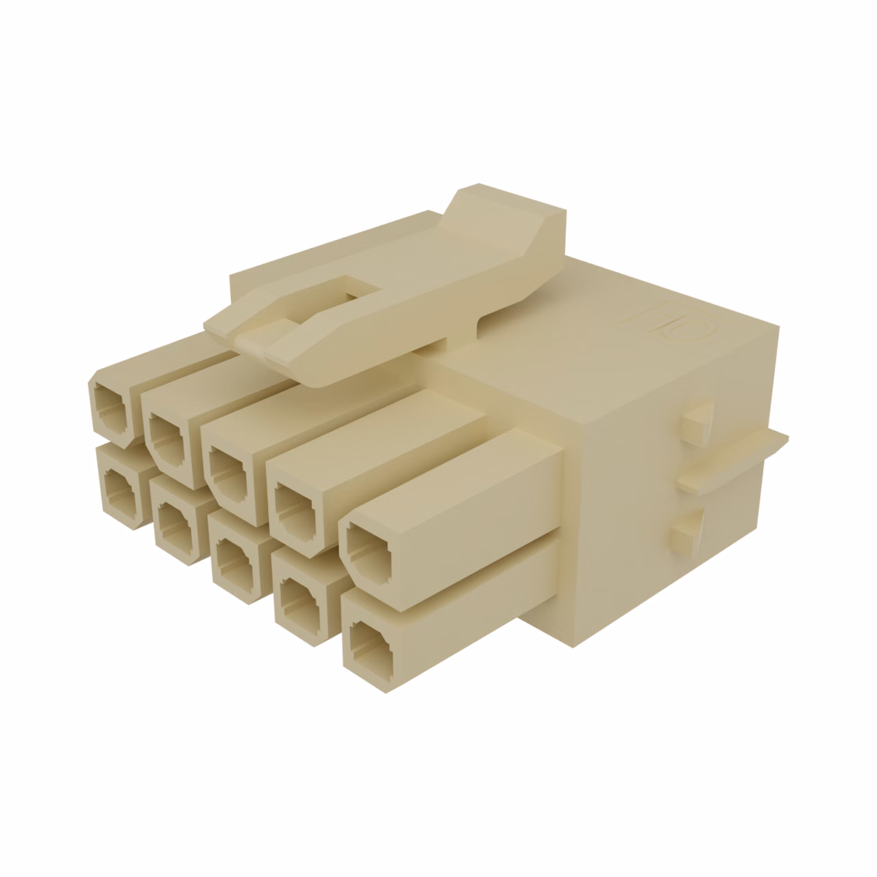 Micro-Fit+ Versa Color Receptacle Housing, Dual Row, 10 Circuits, UL 94V-0, Glow-Wire Capable, Natural for sale