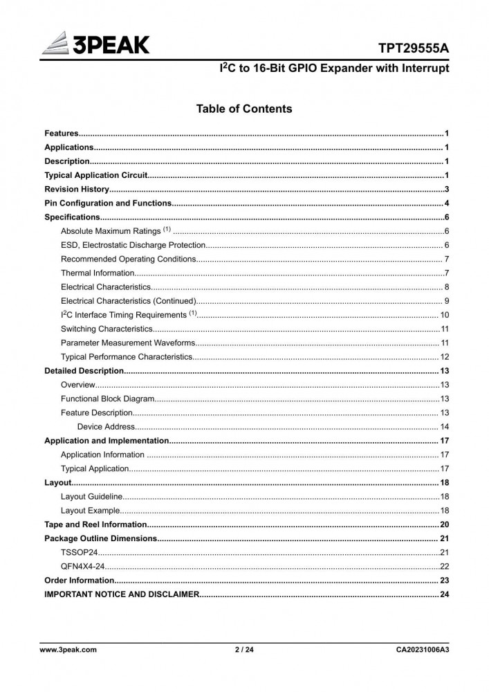 TPT29555A-QF8R datasheet page 2