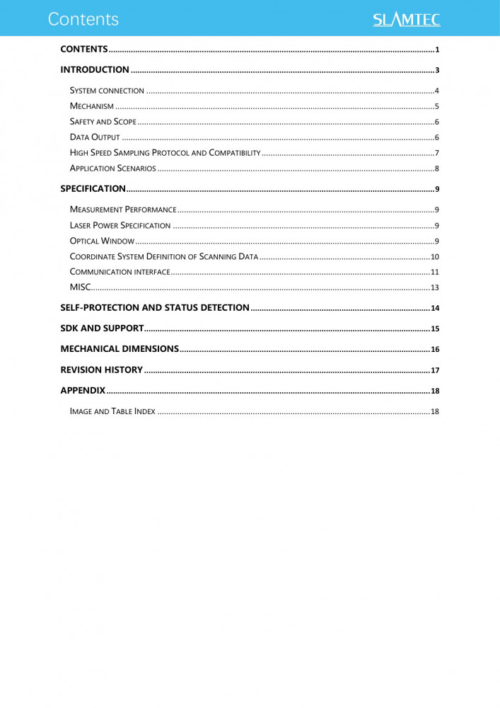 RPLIDAR A3M1 document page 2