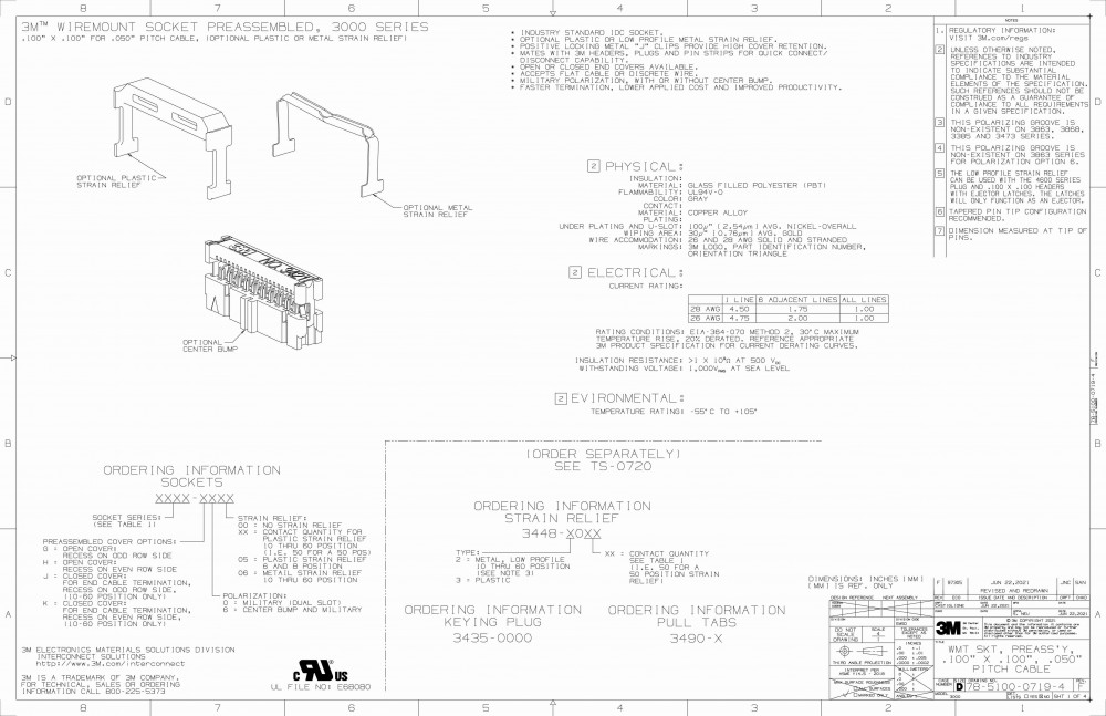 3421-H600 technical document page 1
