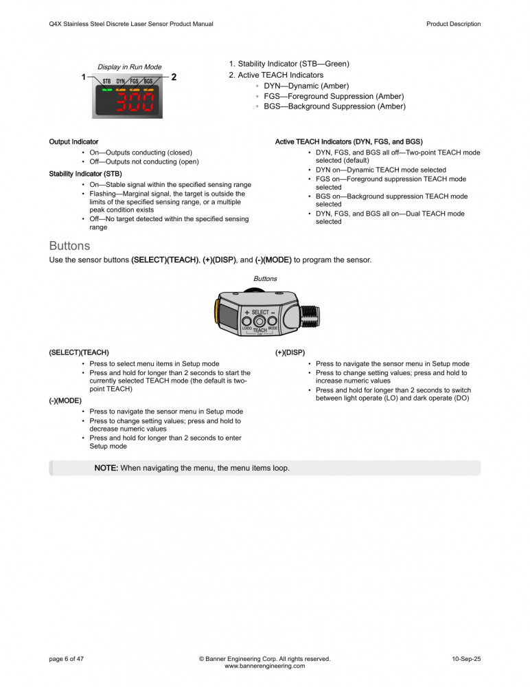 Q4X product manual page 6