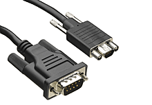 Commercial Micro-D, CMD-to-D-Sub, 9 Circuits, Female - Female, 0.91m Length