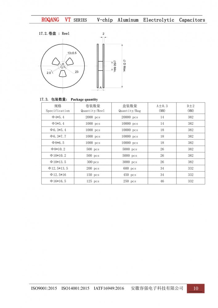 ROQANG VT1E101M0607 technical document page 10