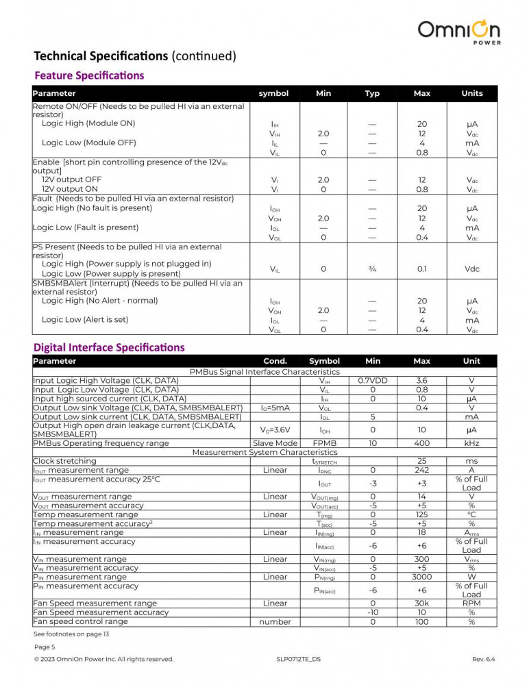 SLP0712TE datasheet page 5