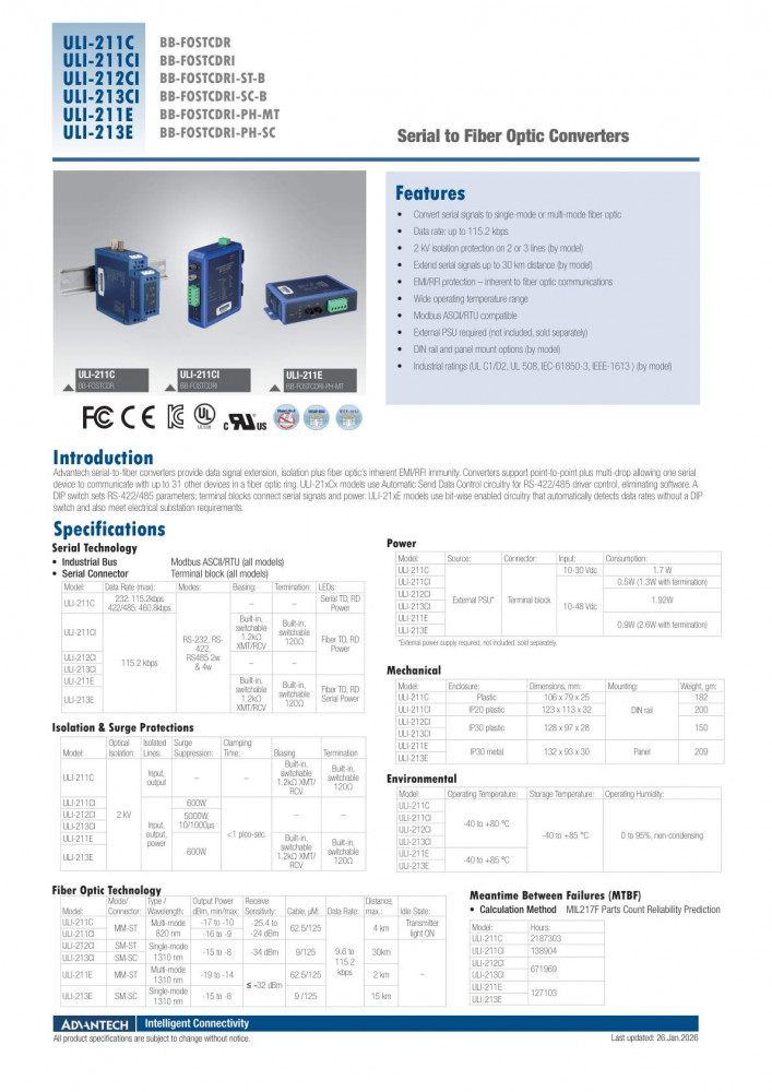 BB-FOSTCDRI product document page 1
