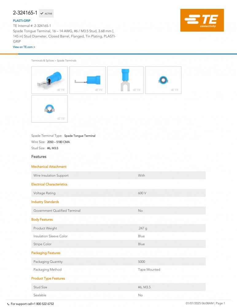 2-324165-1 technical document page 1
