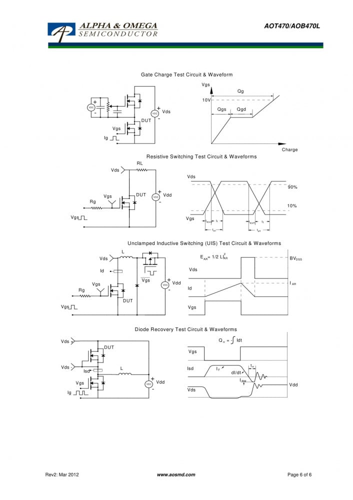 AOT470 datasheet page 6