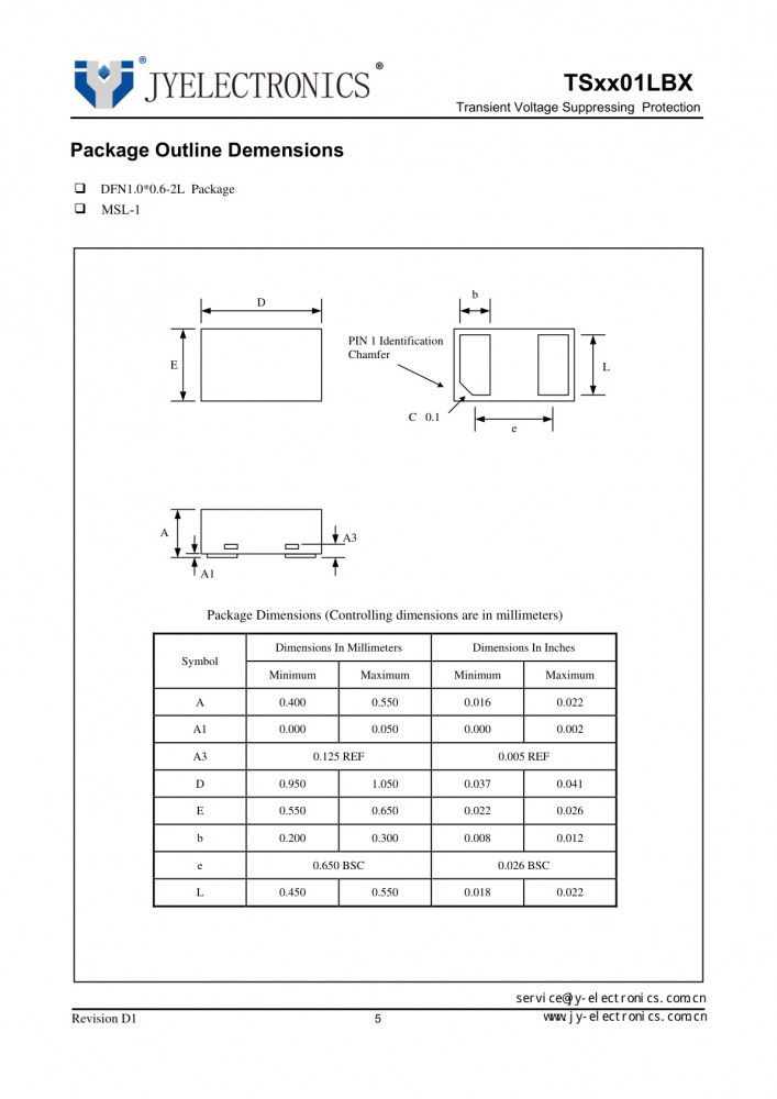 TS0801LBX datasheet page 5