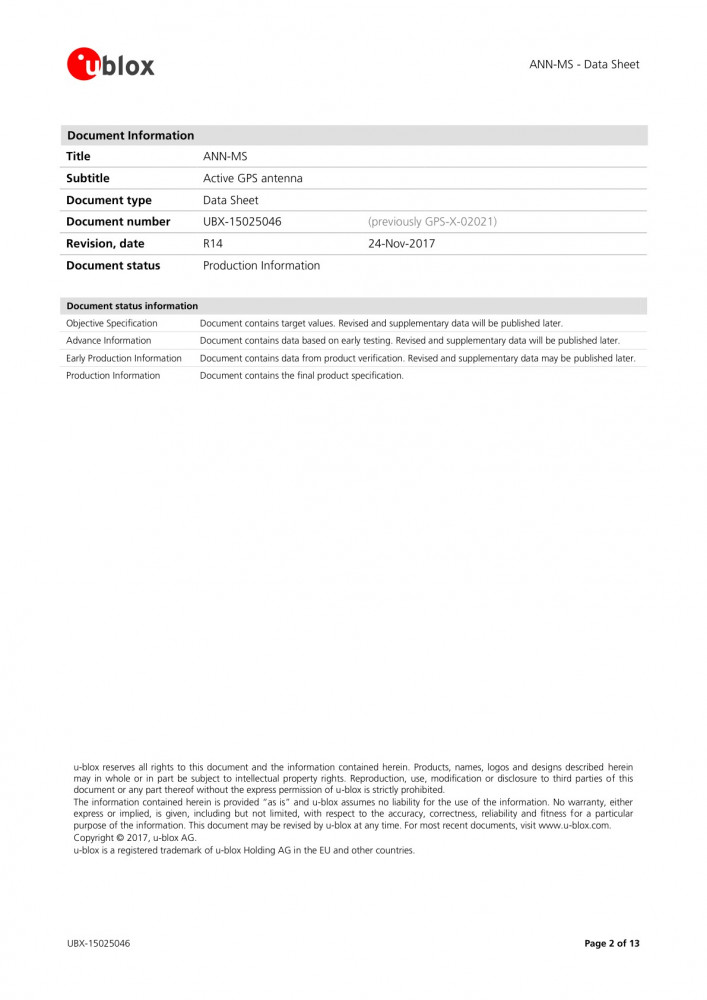 ANN-MS datasheet page 2
