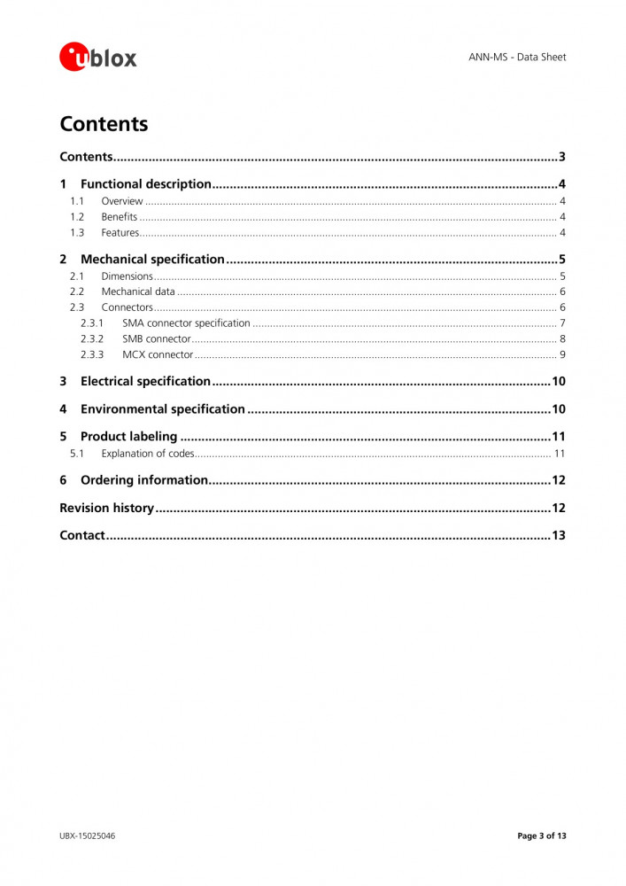 ANN-MS datasheet page 3