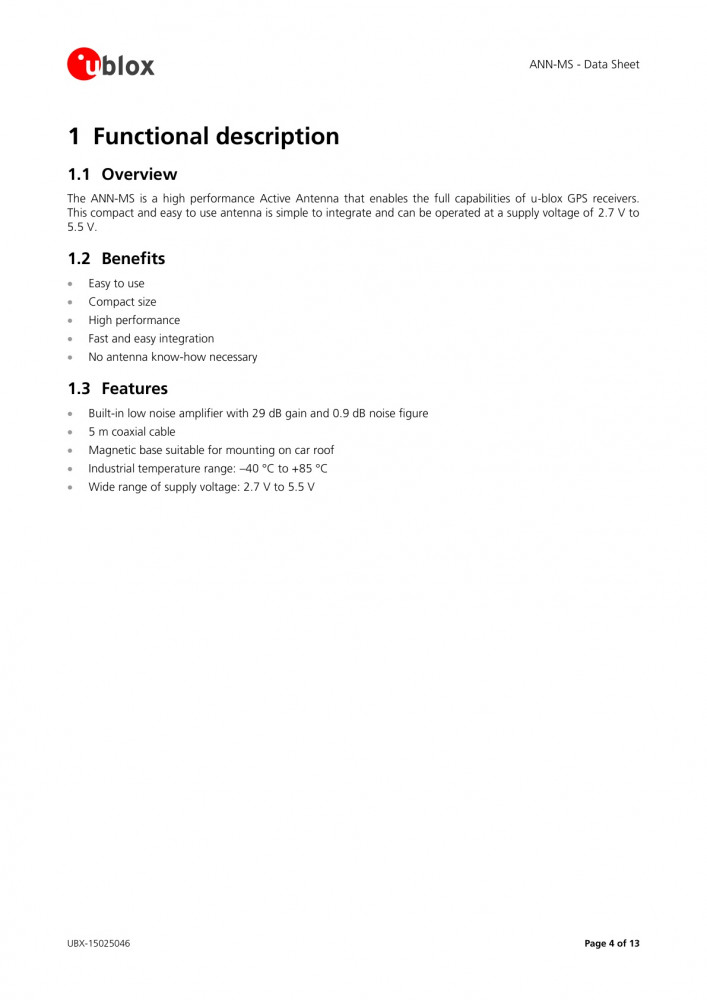 ANN-MS datasheet page 4