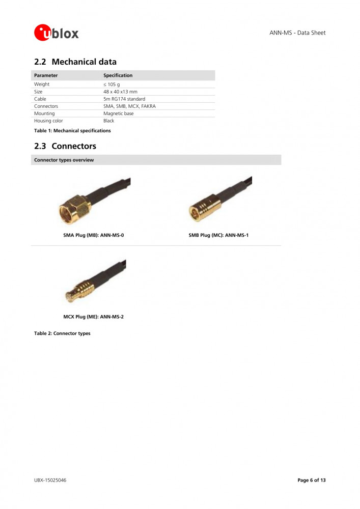 ANN-MS datasheet page 6