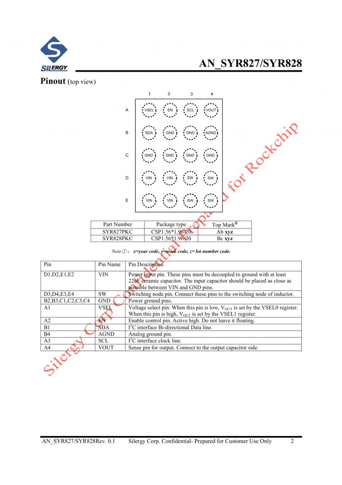 SYR828PKC datasheet page 2
