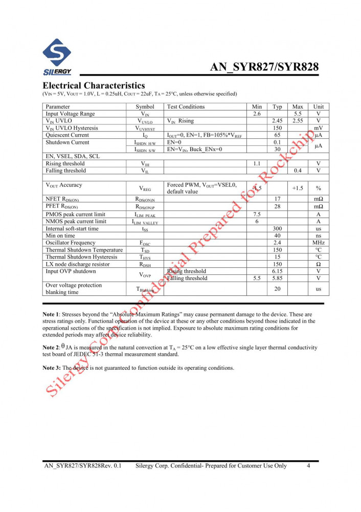 SYR828PKC datasheet page 4