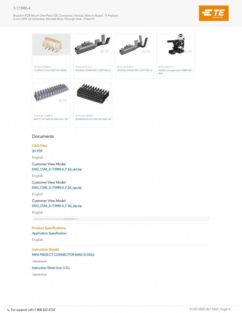 3-173985-4 technical document page 4
