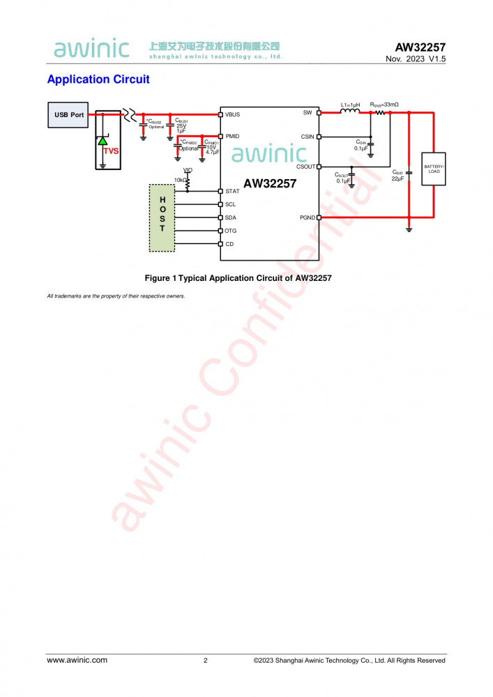 AW32257FCR datasheet page 2
