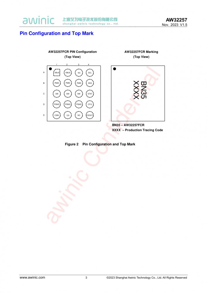 AW32257FCR datasheet page 3