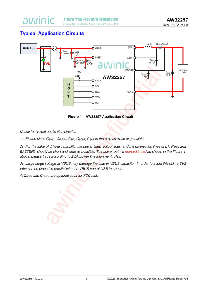 AW32257FCR datasheet page 5