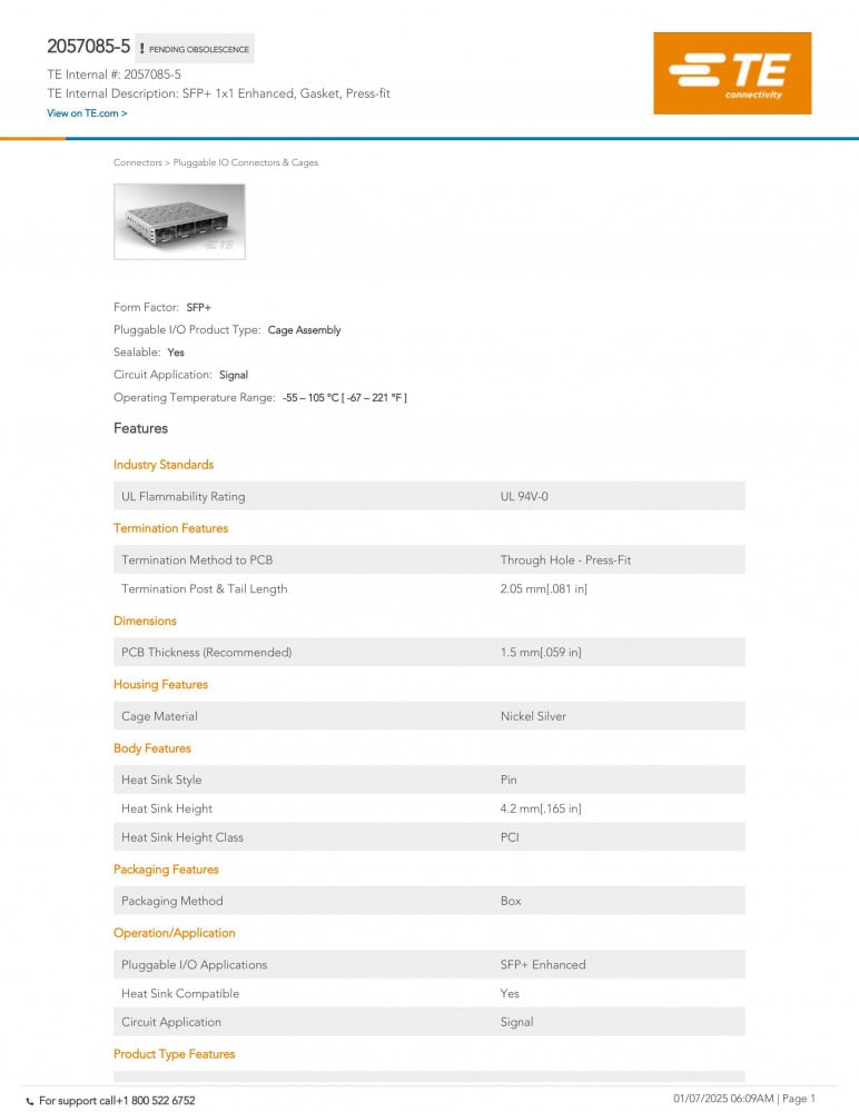 2057085-5 technical document page 1