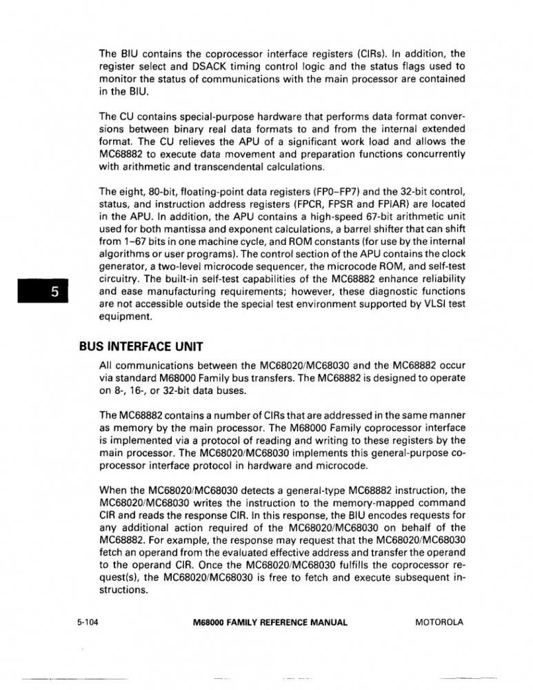 MC68882 technical document page 9