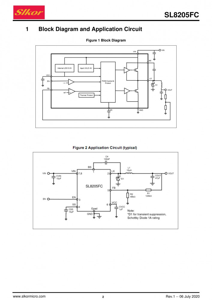 SL8205FC datasheet page 2