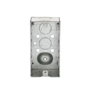 4 in. x 2 in. Handy Box, Welded, 2-1/8 in. Deep, Eleven 1/2 in. KO's for sale