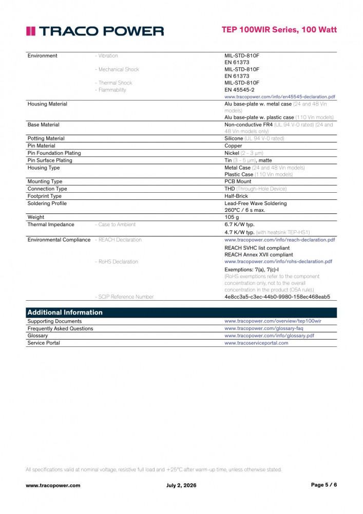TEP 100WIR document page 5