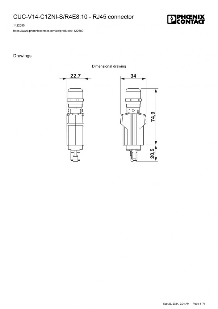 Phoenix Contact 1422680 datasheet page 4