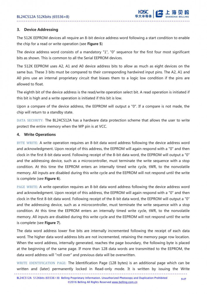 BL24C512A-PARC datasheet page 5
