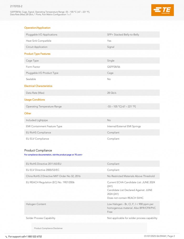 2170703-2 technical document page 2