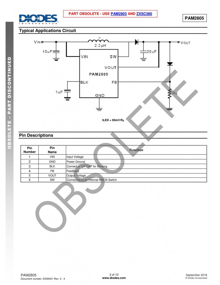 PAM2805 document page 2