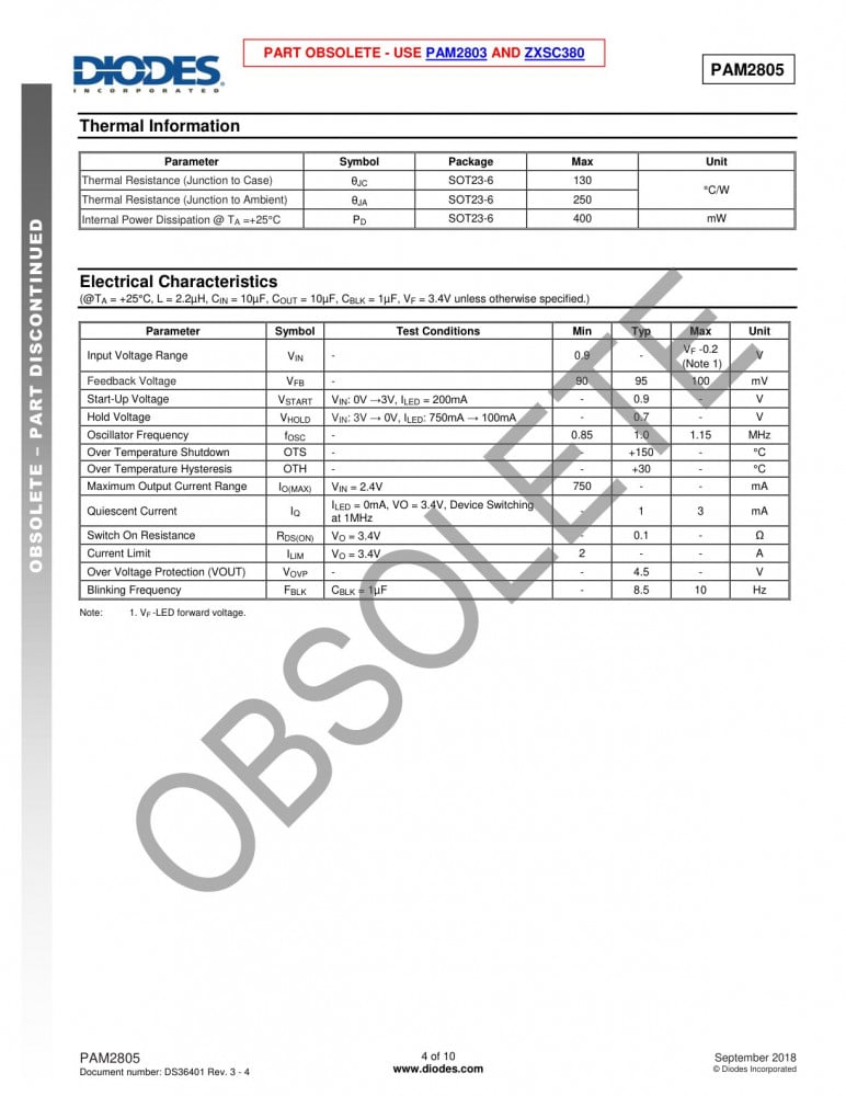 PAM2805 document page 4