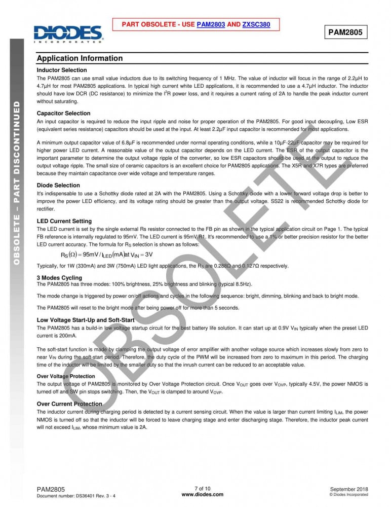 PAM2805 document page 7