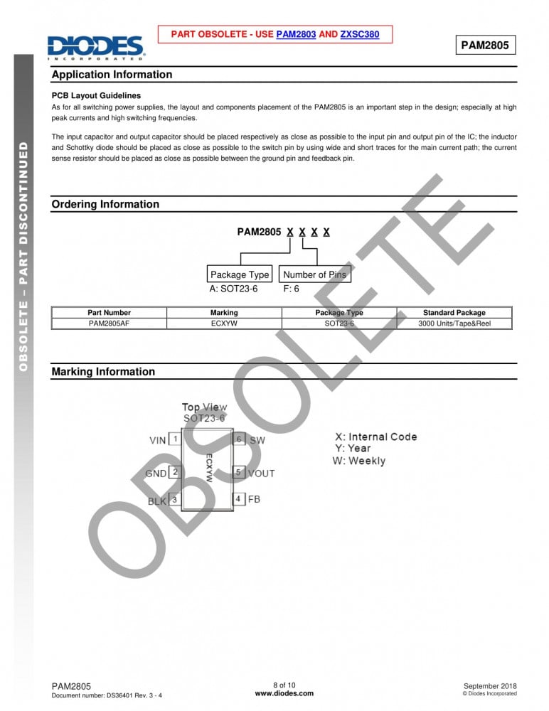 PAM2805 document page 8