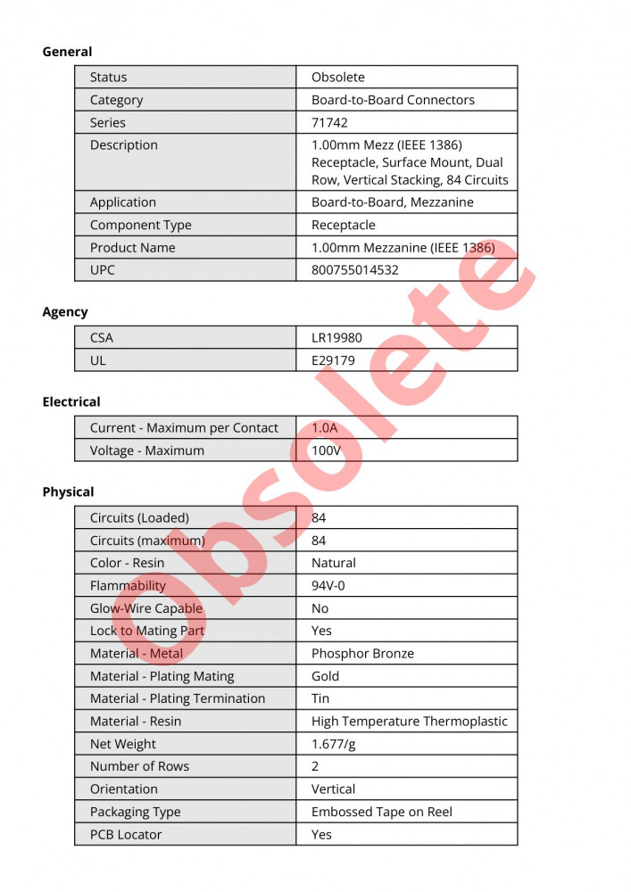MOLEX 717420005 document image, page 2