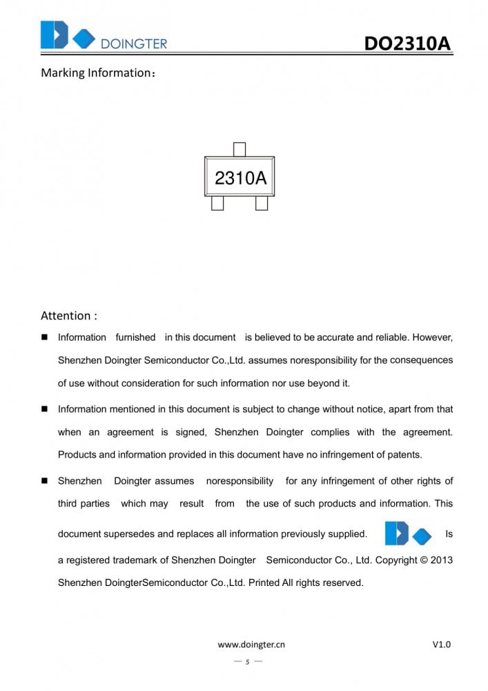 DO2310A datasheet page 5