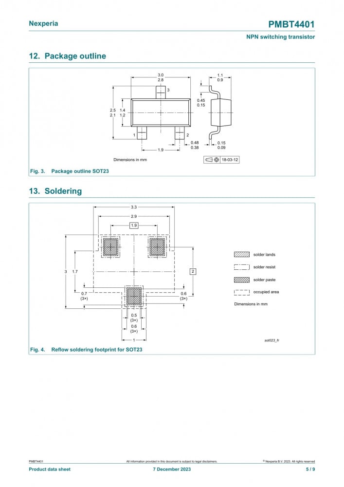 PMBT4401 datasheet page 5