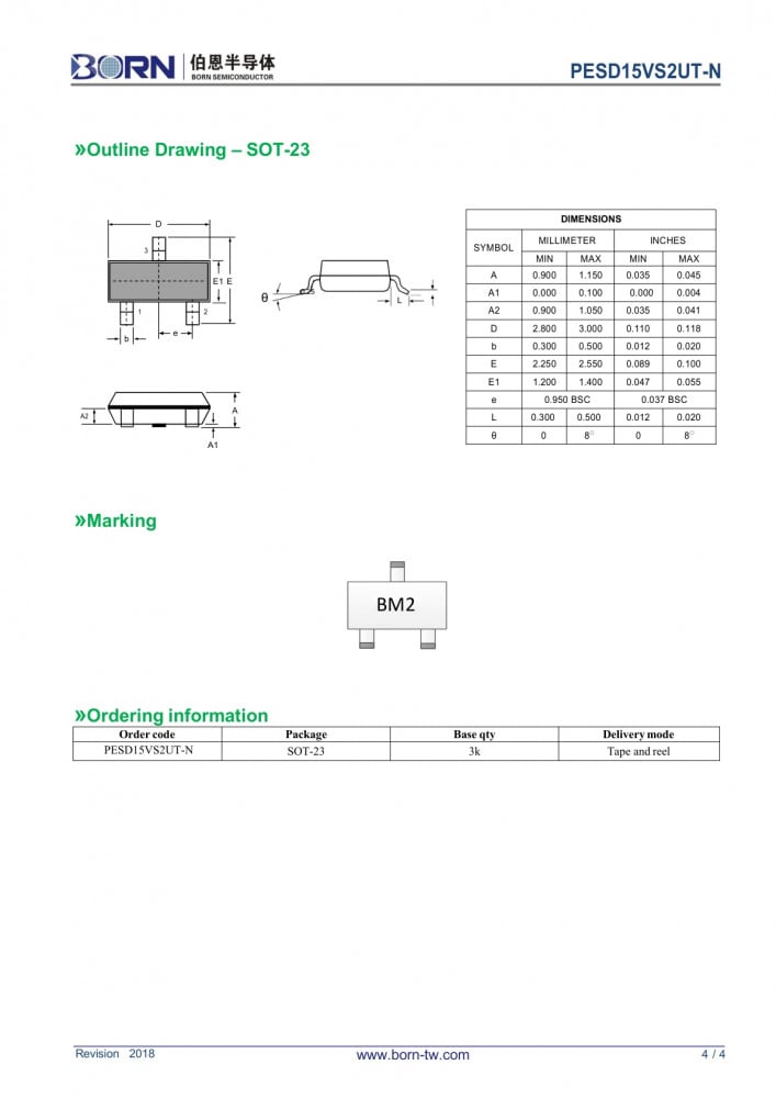 PESD15VS2UT-N datasheet page 4