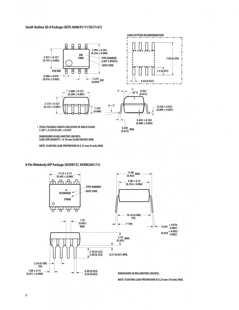 HCPL-0600 datasheet page 6