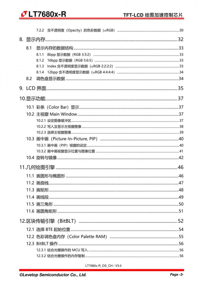 LT7680A-R datasheet page 3