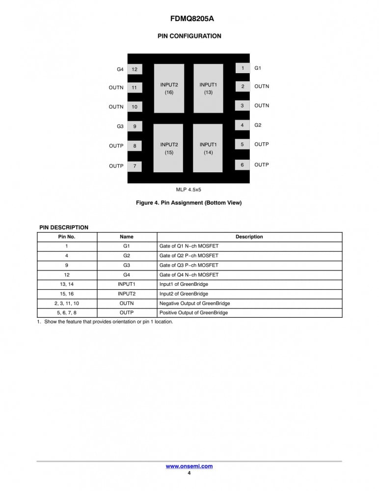 FDMQ8205A datasheet page 4