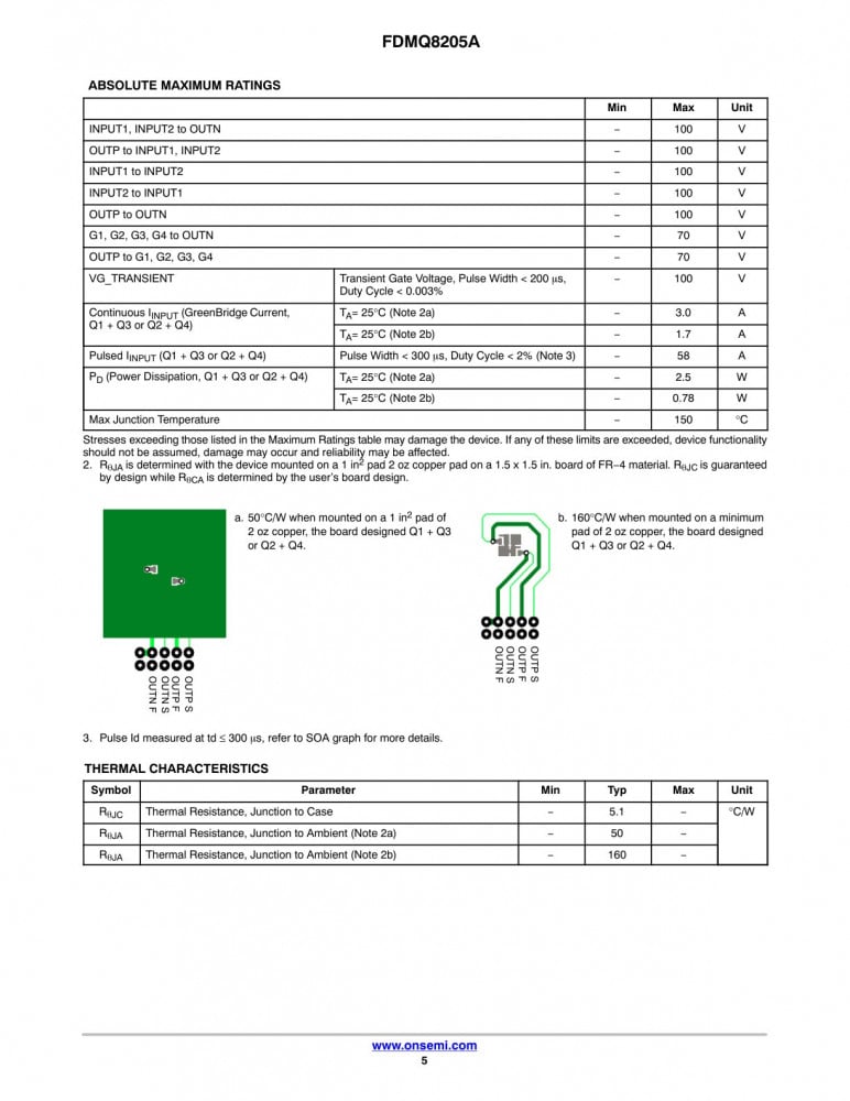 FDMQ8205A datasheet page 5