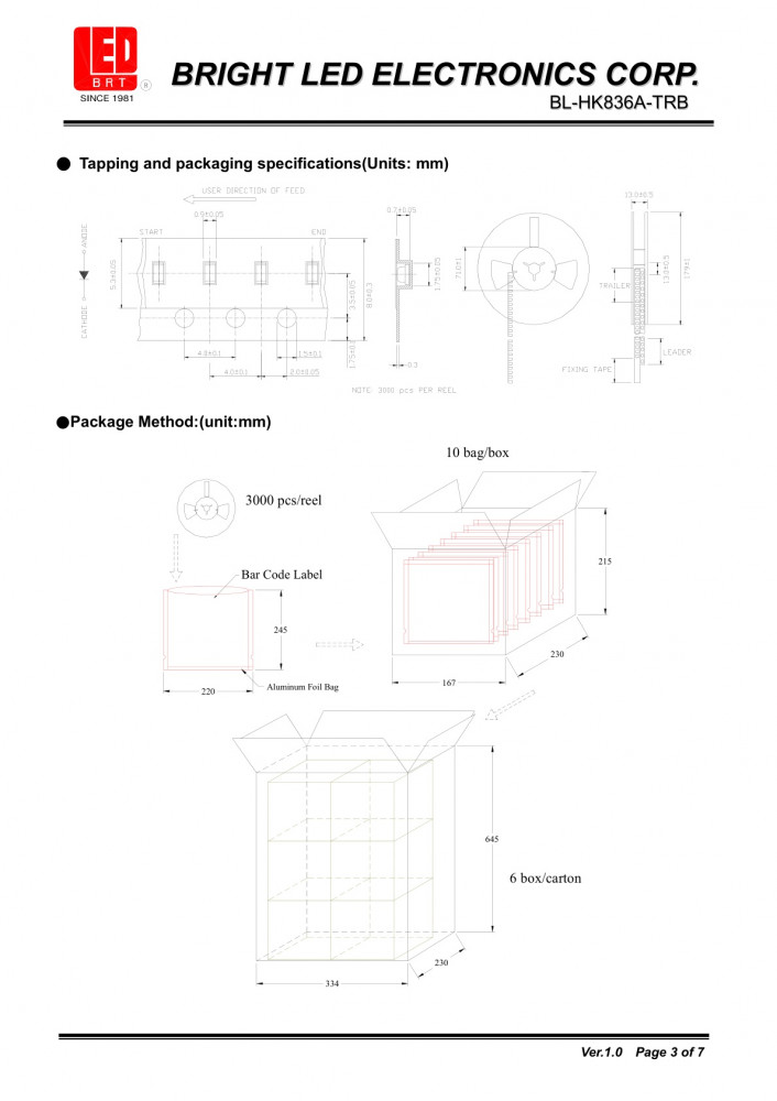 BL-HK836A-TRB datasheet page 3