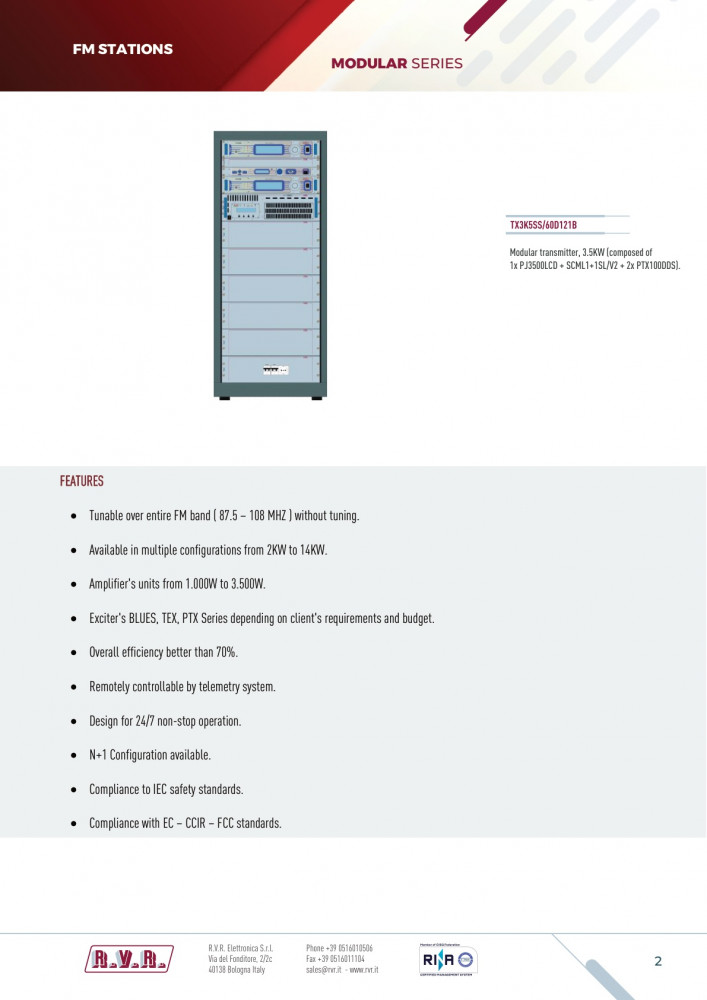 RVR TX3K5SS/60D121B document page 2